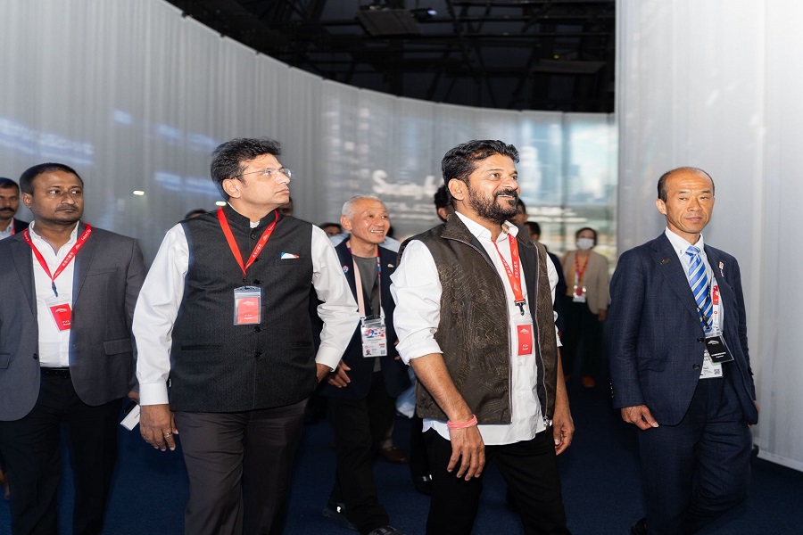 Revanth Reddy pitches Telangana for investment at Osaka Expo