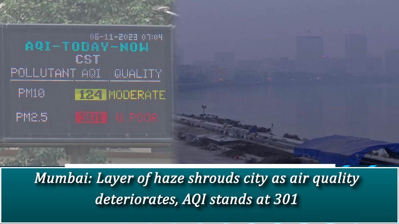 Mumbai: Layer of haze shrouds city as air quality deteriorates, AQI ...