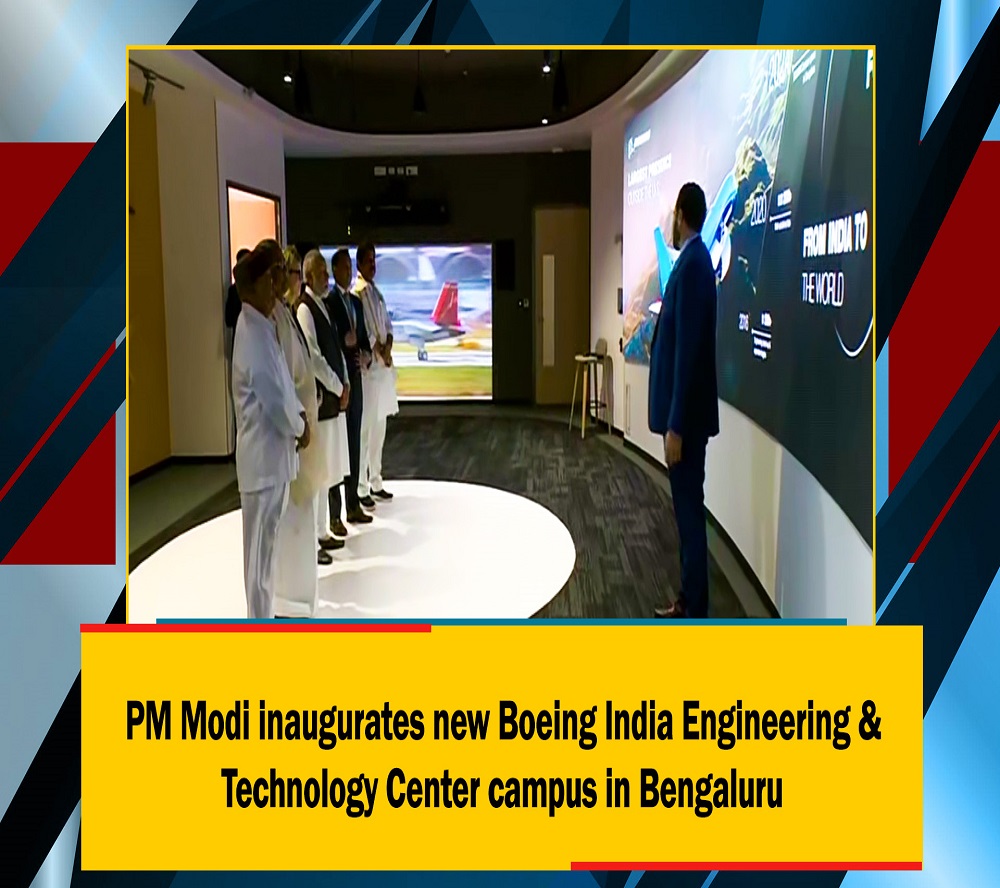 PM Modi inaugurates new Boeing India Engineering & Technology Center ...